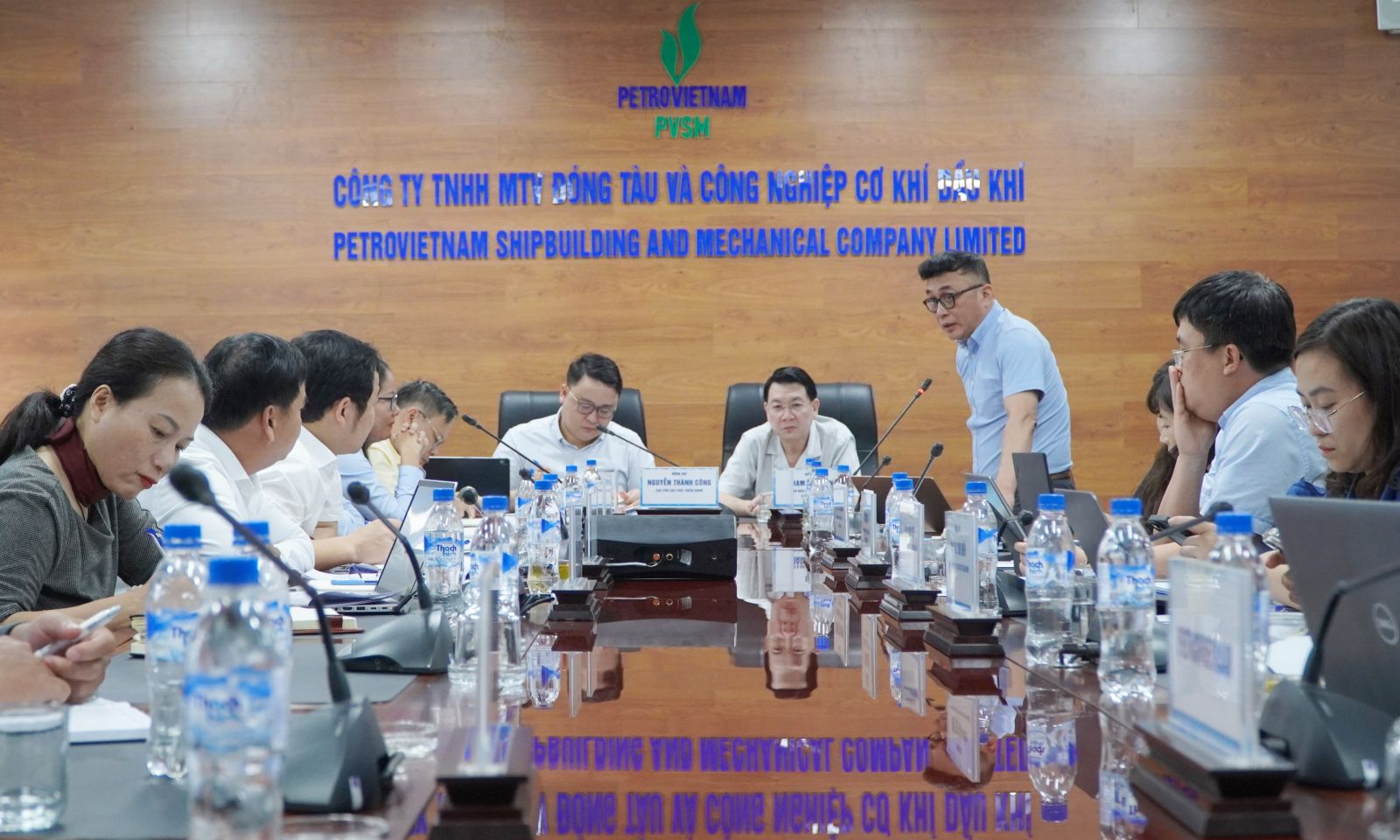 Đoàn công tác Cục phát triển doanh nghiệp nhà nước Bộ tài chính làm việc với PVSM - PVSM